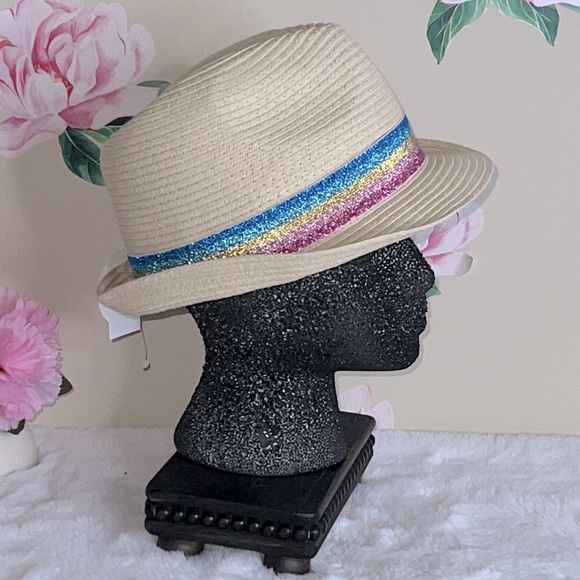 Addie & tate | Accessories | Addie Tate Fedora Style Straw Hat With ...
